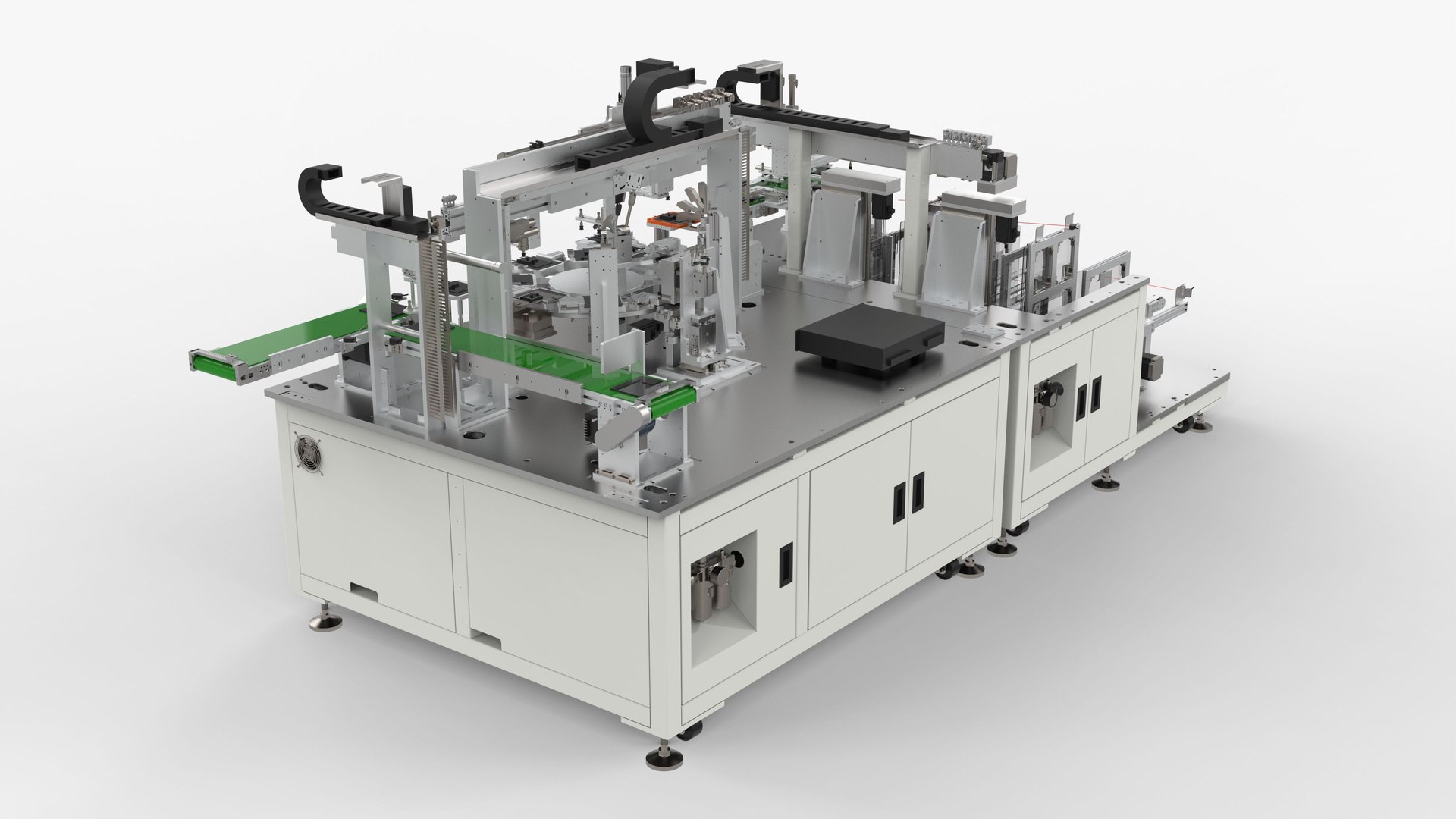 Automatic Mobile Phone Battery Feeding And Cutting Machine 3D Model ...