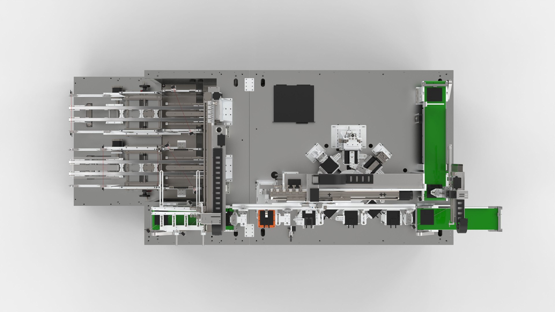 Automatic Mobile Phone Battery Feeding And Cutting Machine 3D Model ...