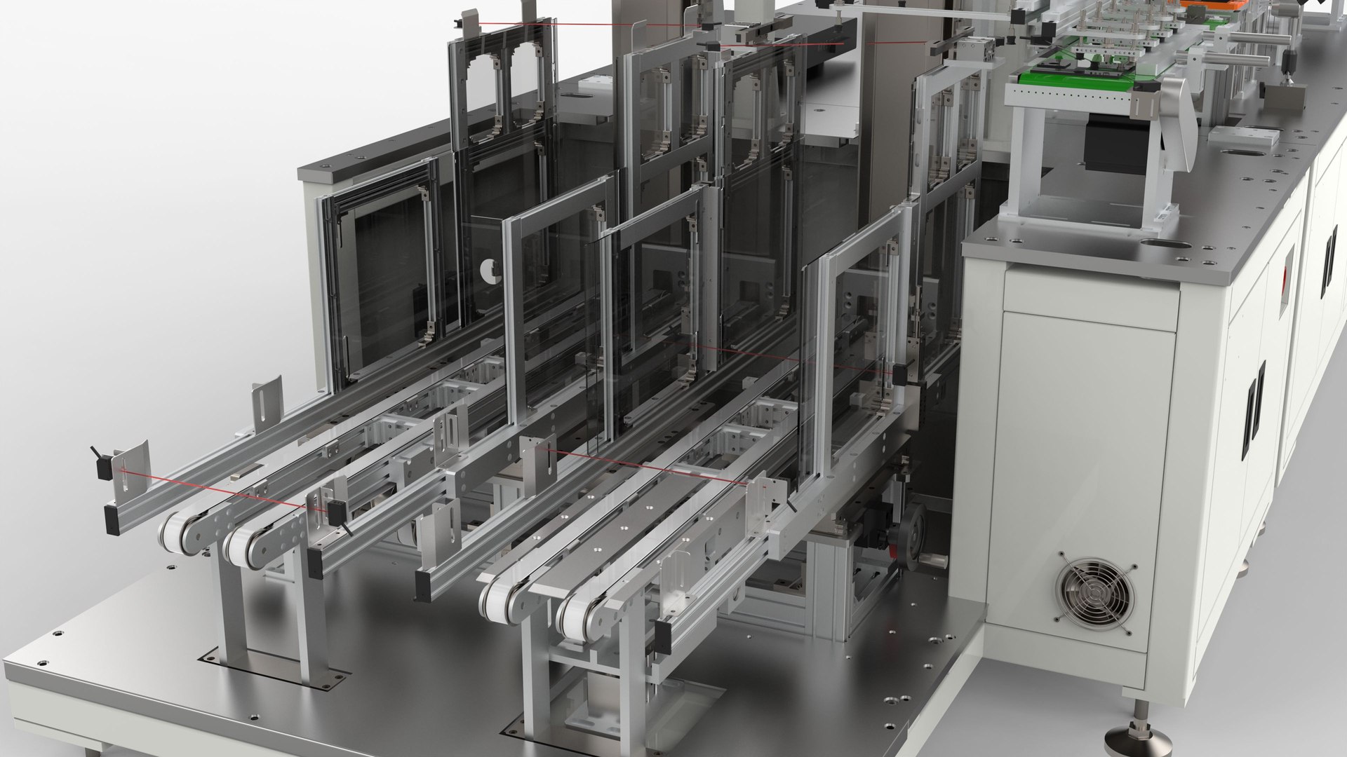 Automatic Mobile Phone Battery Feeding And Cutting Machine 3D Model ...