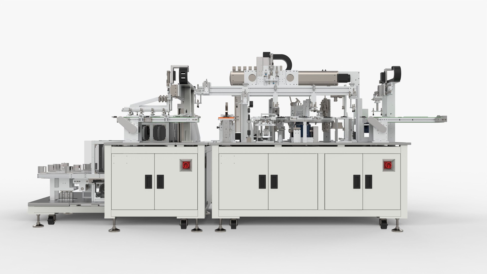 Automatic Mobile Phone Battery Feeding And Cutting Machine 3D Model ...