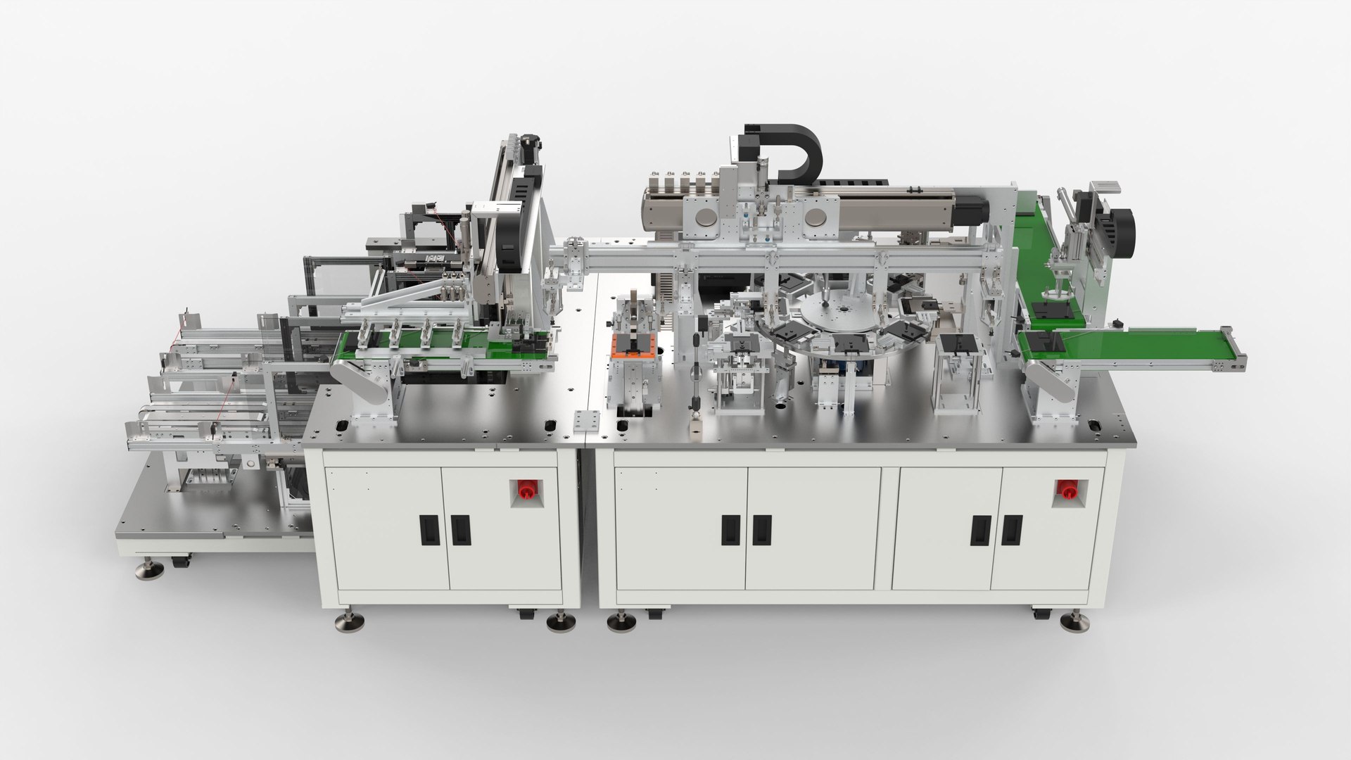 Automatic Mobile Phone Battery Feeding And Cutting Machine 3D Model ...