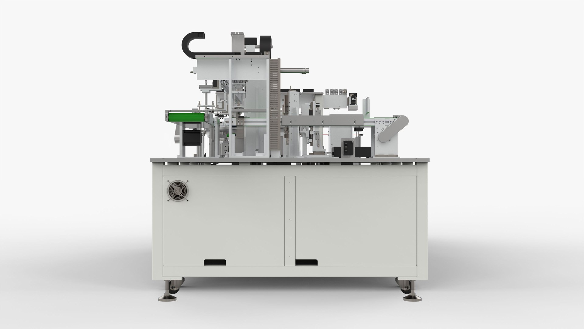 Automatic Mobile Phone Battery Feeding And Cutting Machine 3D Model ...