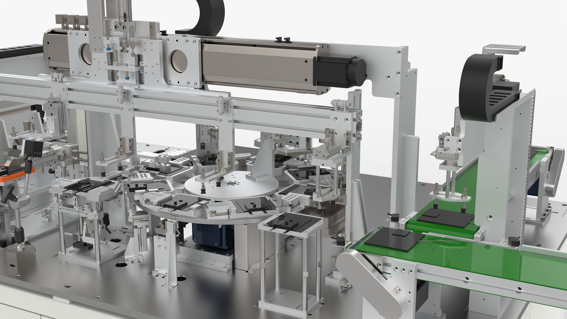 Automatic Mobile Phone Battery Feeding And Cutting Machine 3D Model ...