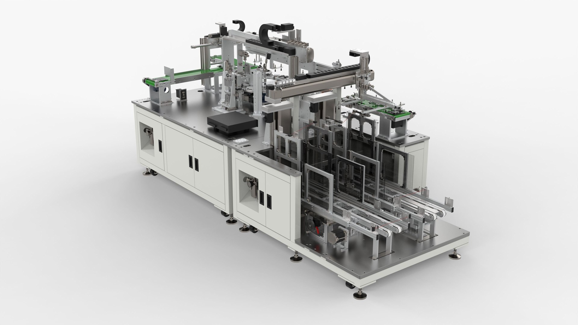 Automatic Mobile Phone Battery Feeding And Cutting Machine 3D Model ...