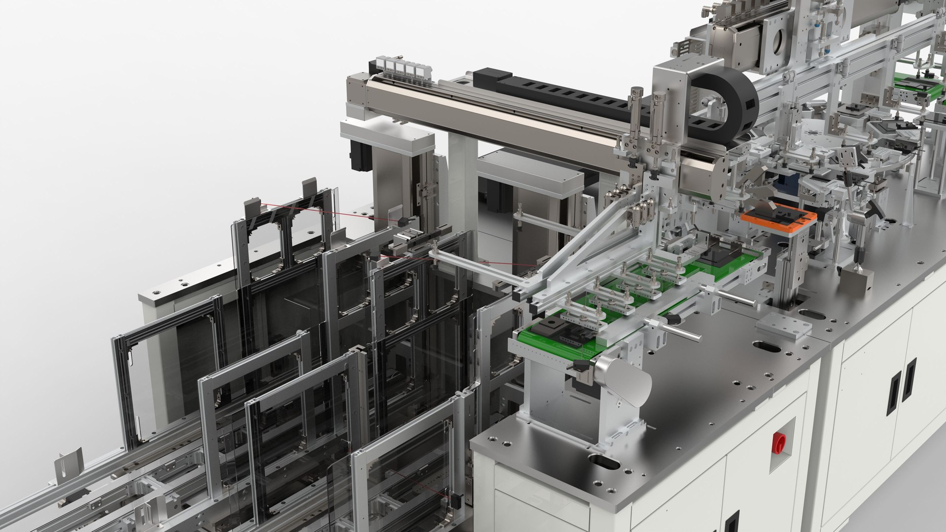 Automatic Mobile Phone Battery Feeding And Cutting Machine 3D Model ...