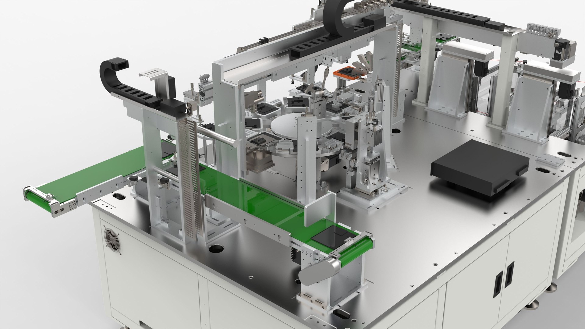 Automatic Mobile Phone Battery Feeding And Cutting Machine 3D Model ...