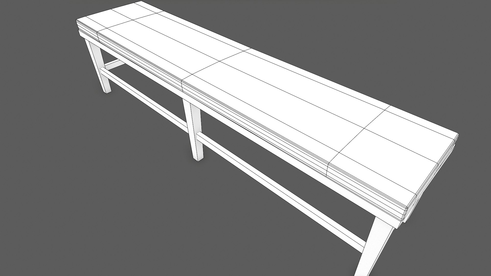 Free 3D Bench With Cushion Low-poly PBR - TurboSquid 2222874