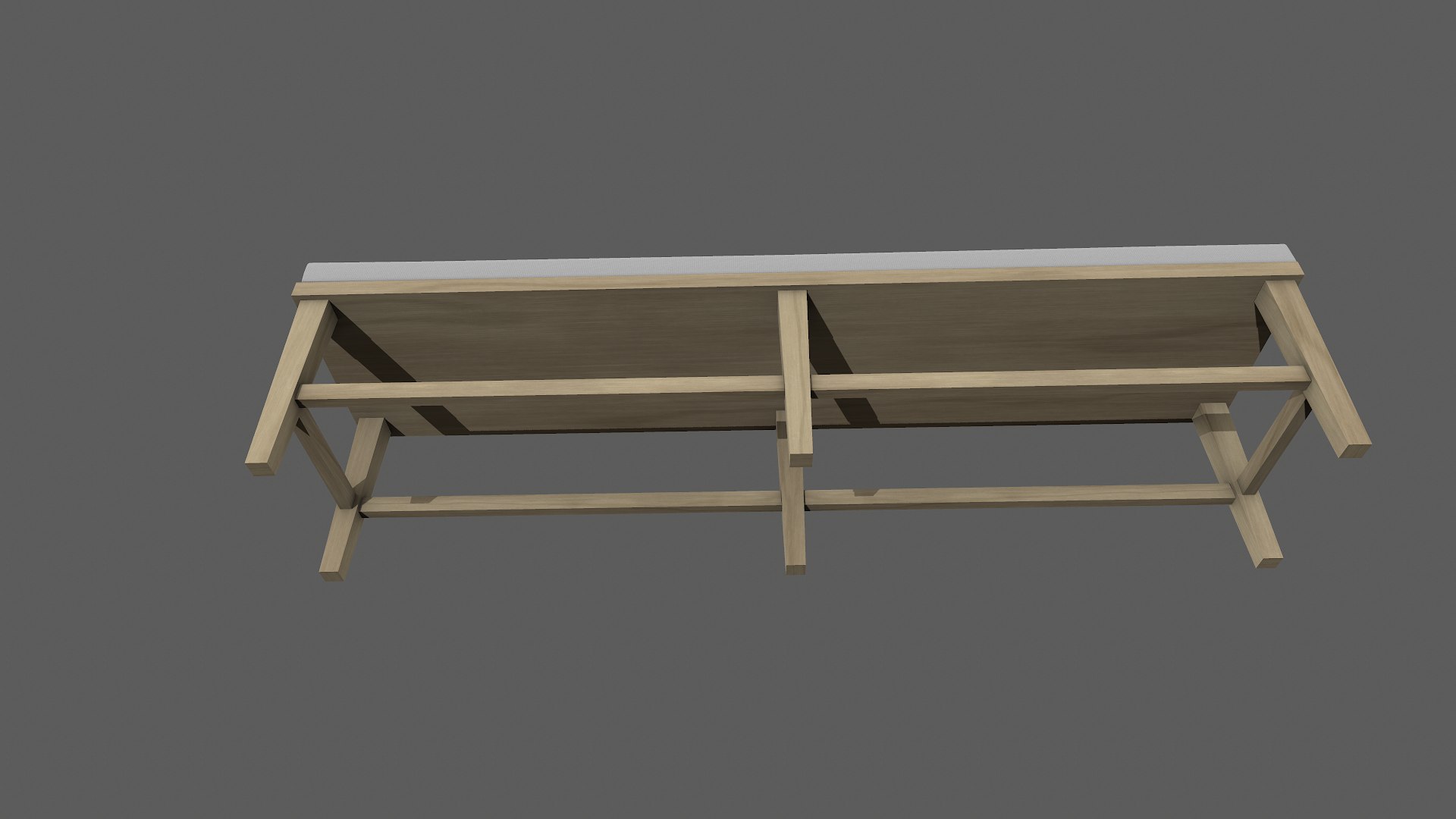 Free 3D Bench With Cushion Low-poly PBR - TurboSquid 2222874