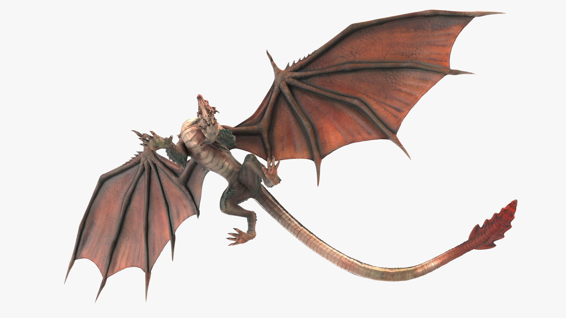 3D Model Fantasy Dragon Rigged - TurboSquid 2168216