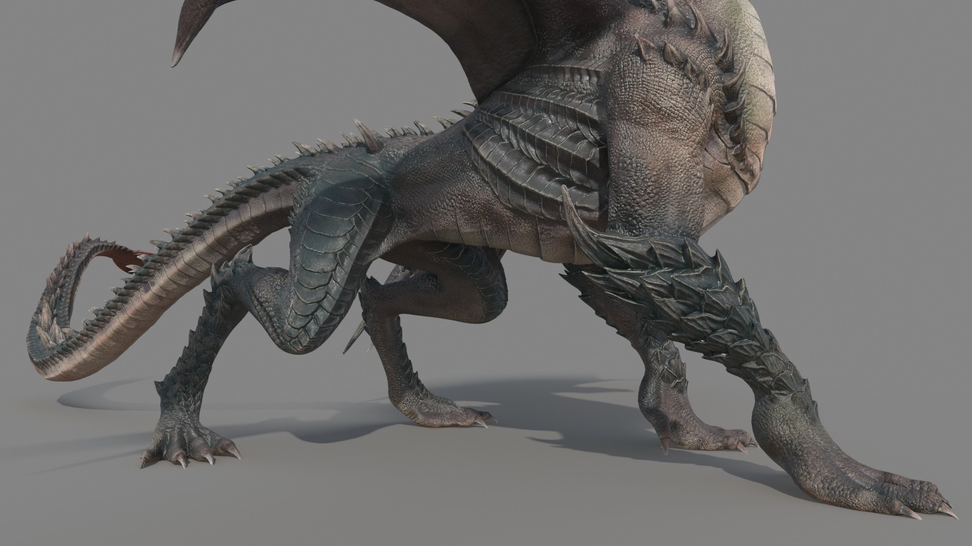 3D Model Fantasy Dragon Rigged - TurboSquid 2168216