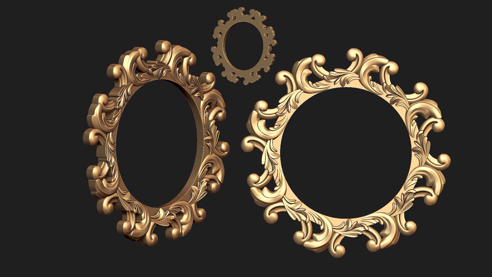 3D DECORATIVE FRAME - TurboSquid 2219895