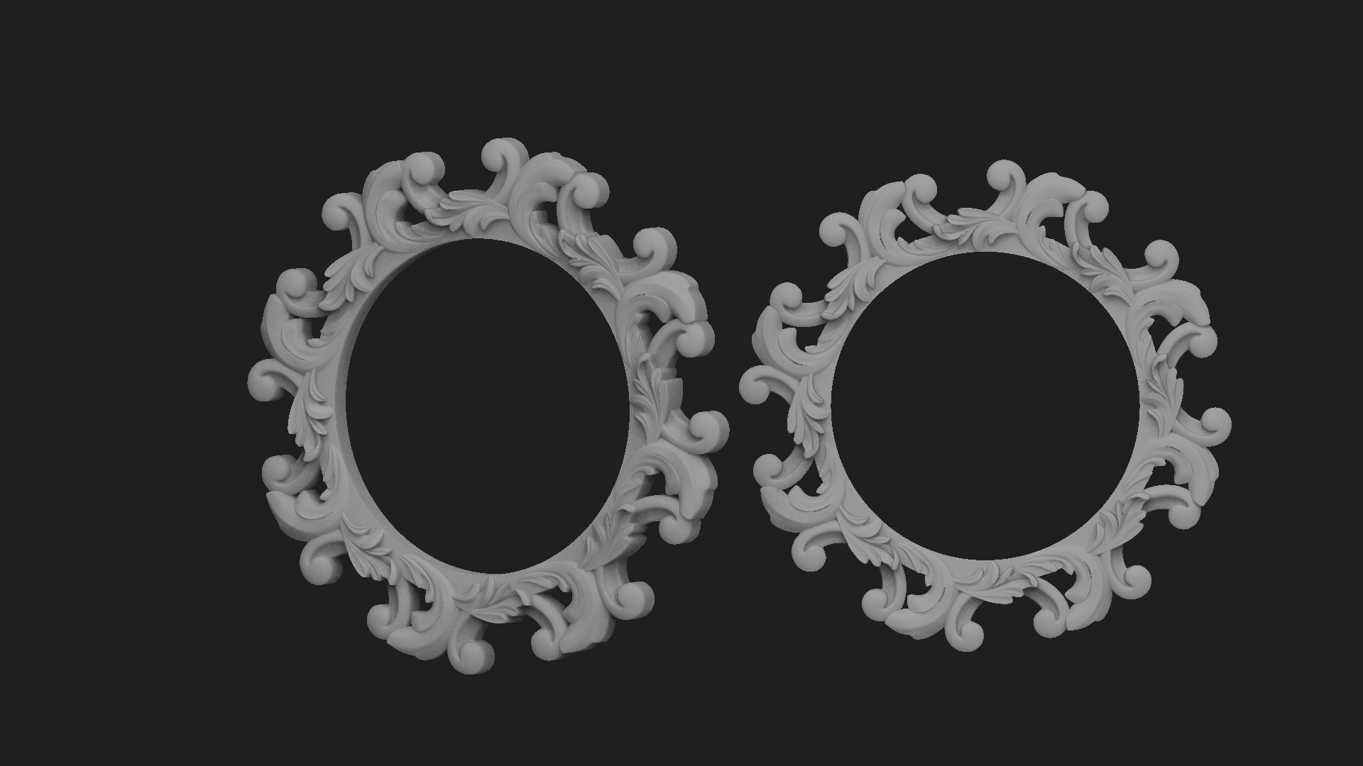 3D DECORATIVE FRAME - TurboSquid 2219895