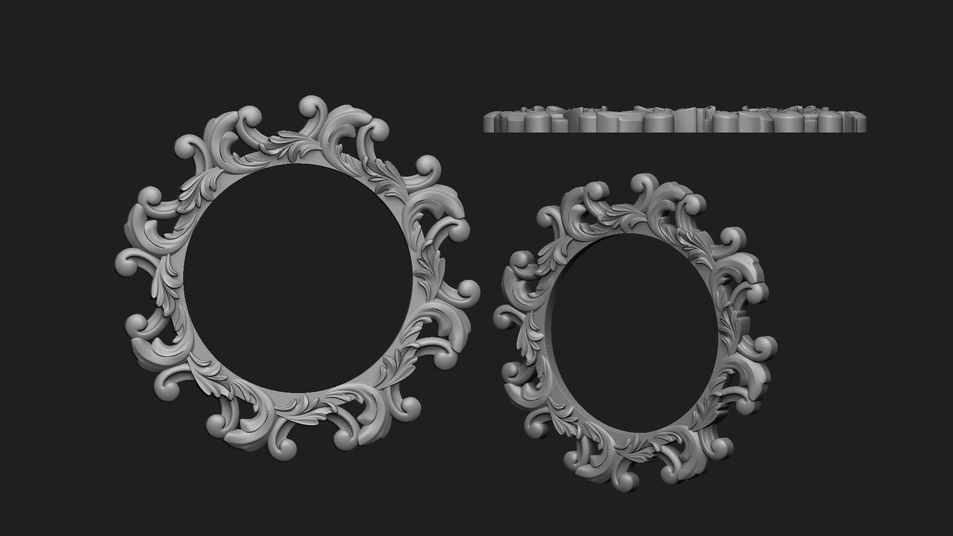 3D DECORATIVE FRAME - TurboSquid 2219895