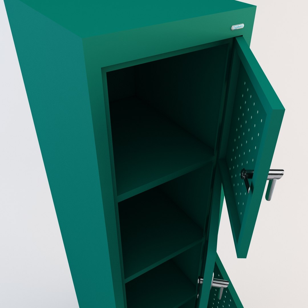 3d locker modelled