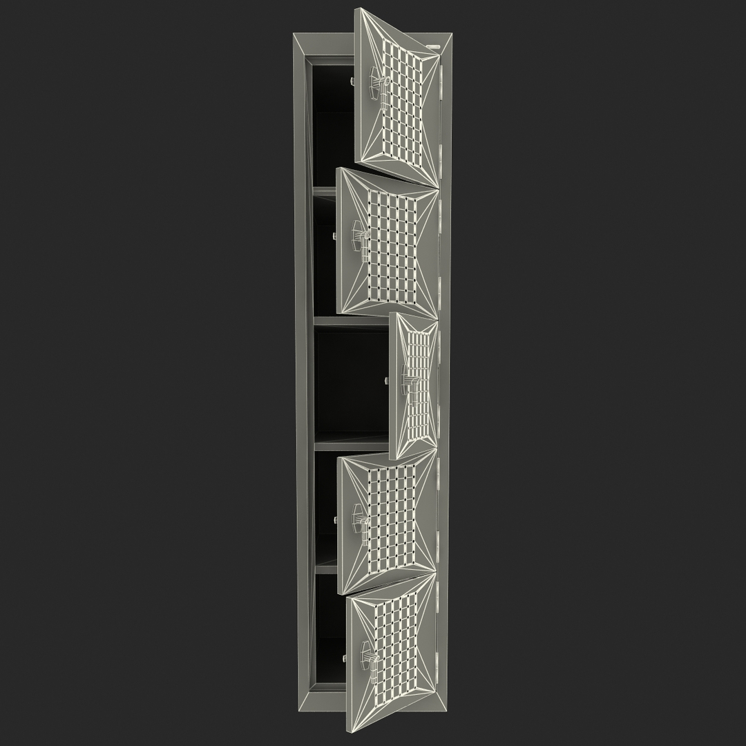 3d locker modelled