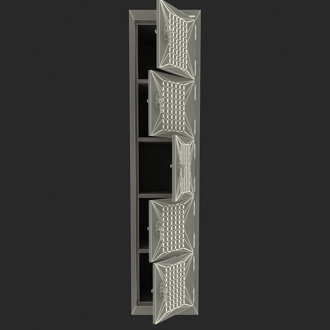 3d locker modelled