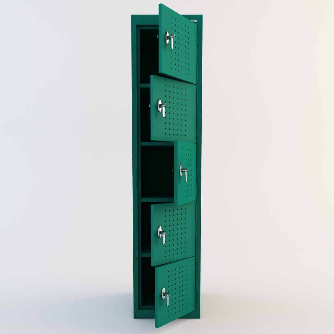 3d locker modelled