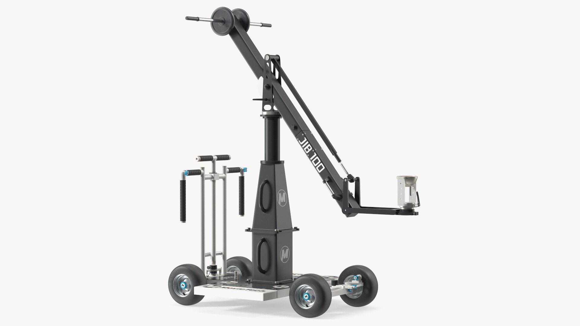 MovieTech 4x4 Dolly with Mini Crane Rigged 3D model - TurboSquid 1958486