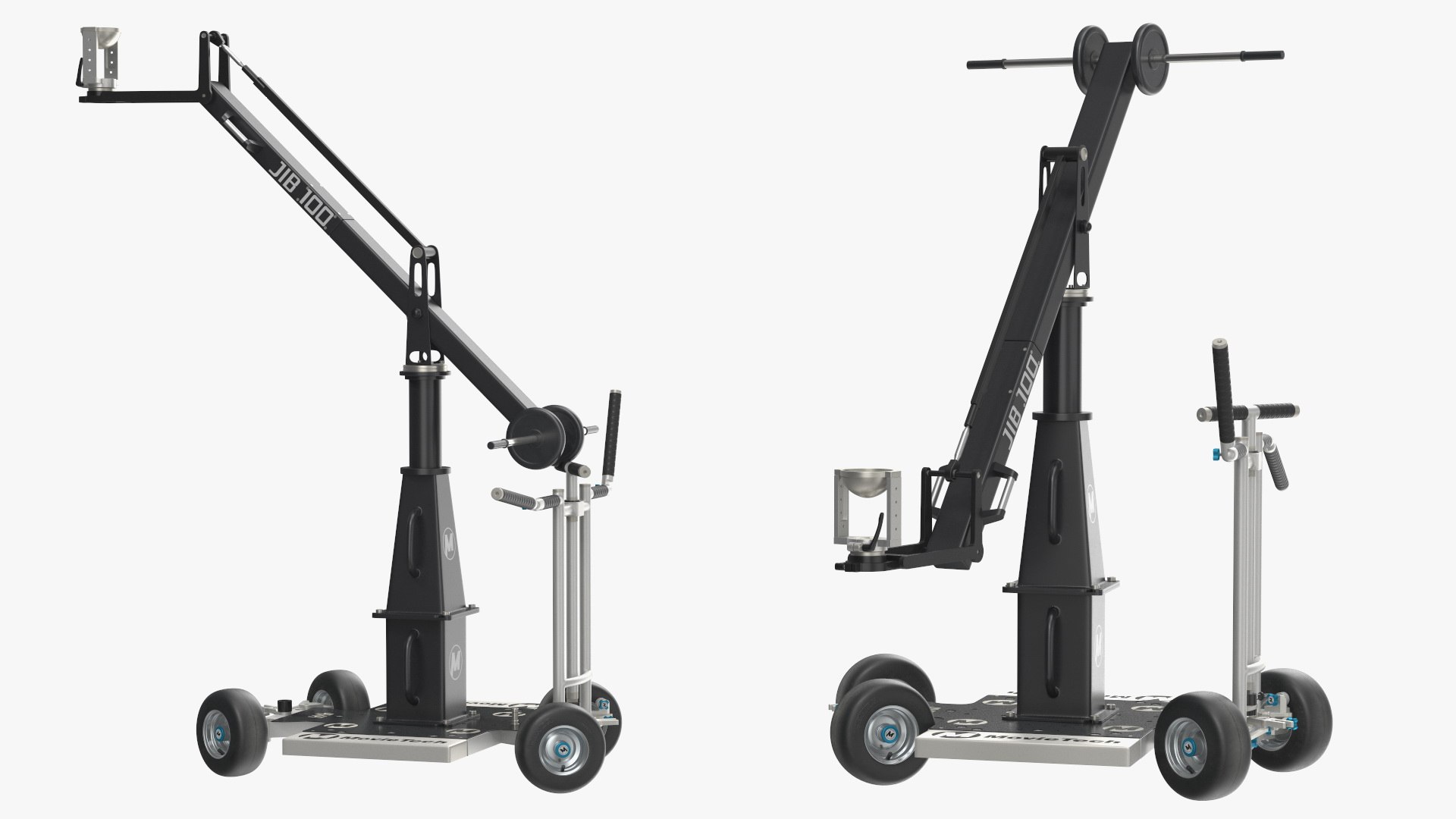 MovieTech 4x4 Dolly with Mini Crane Rigged 3D model - TurboSquid 1958486