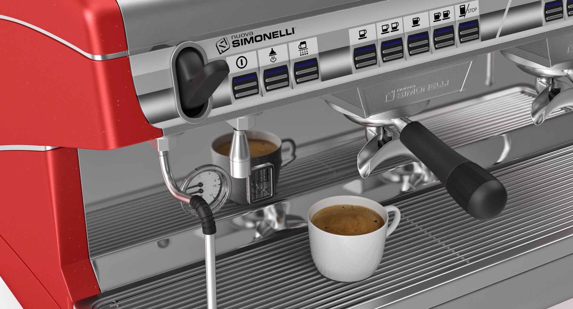 3D Espresso Machine Coffee Cups - TurboSquid 1221398