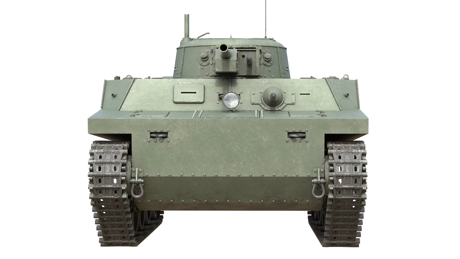 3D Type 2 Ka Mi Tank Model - TurboSquid 2292816