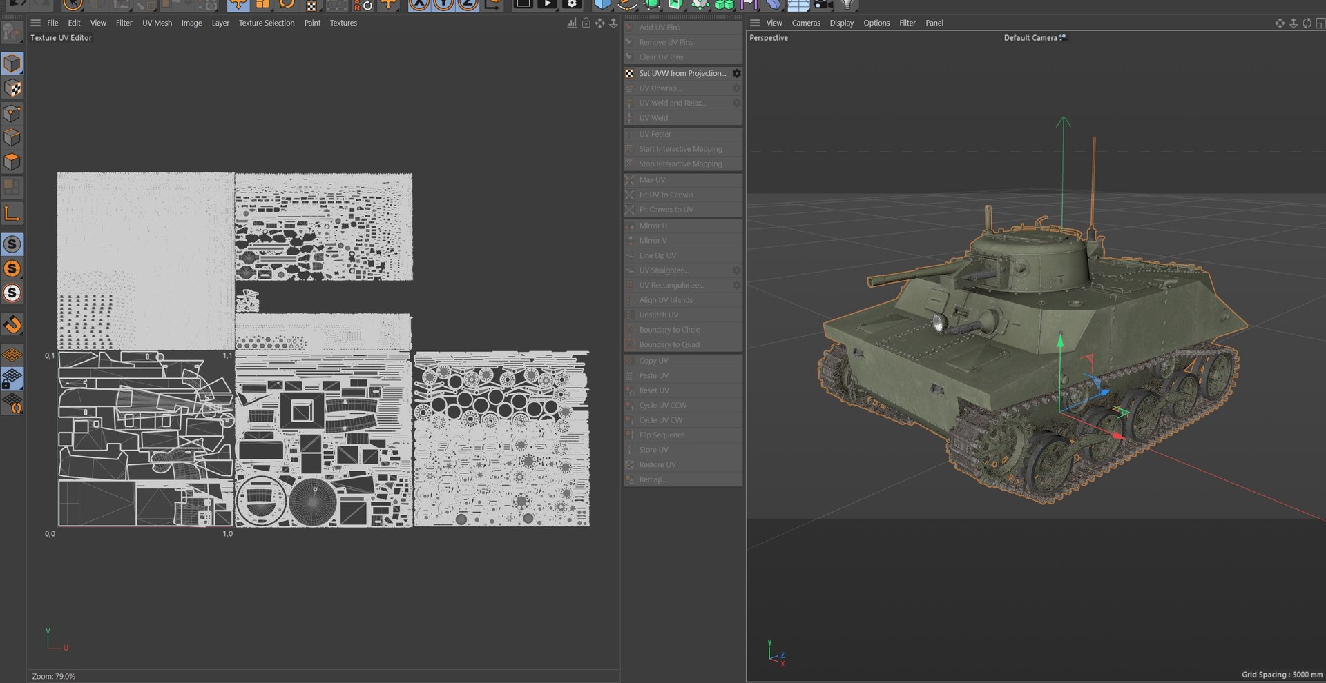 3D Type 2 Ka Mi Tank Model - TurboSquid 2292816