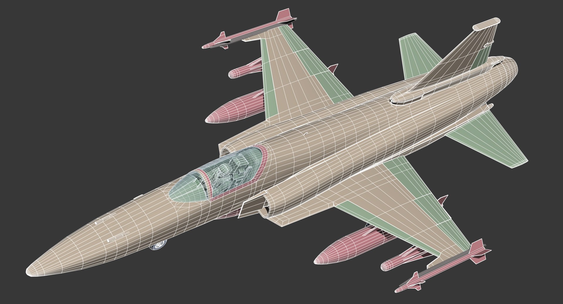 3D Northrop F20 Tigershark - TurboSquid 1809119