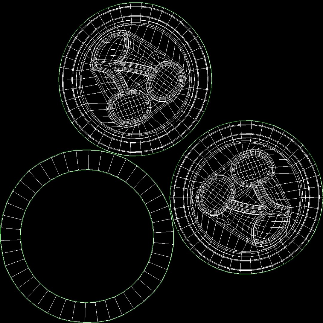 3D 3d Game Coin v11 model - TurboSquid 1843988