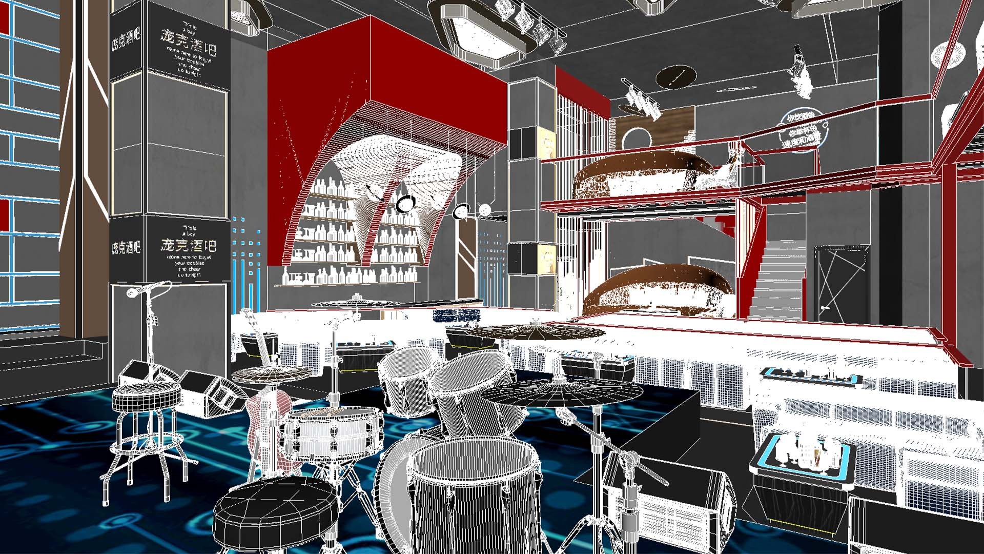 3D Nightclub Punk model - TurboSquid 2166052