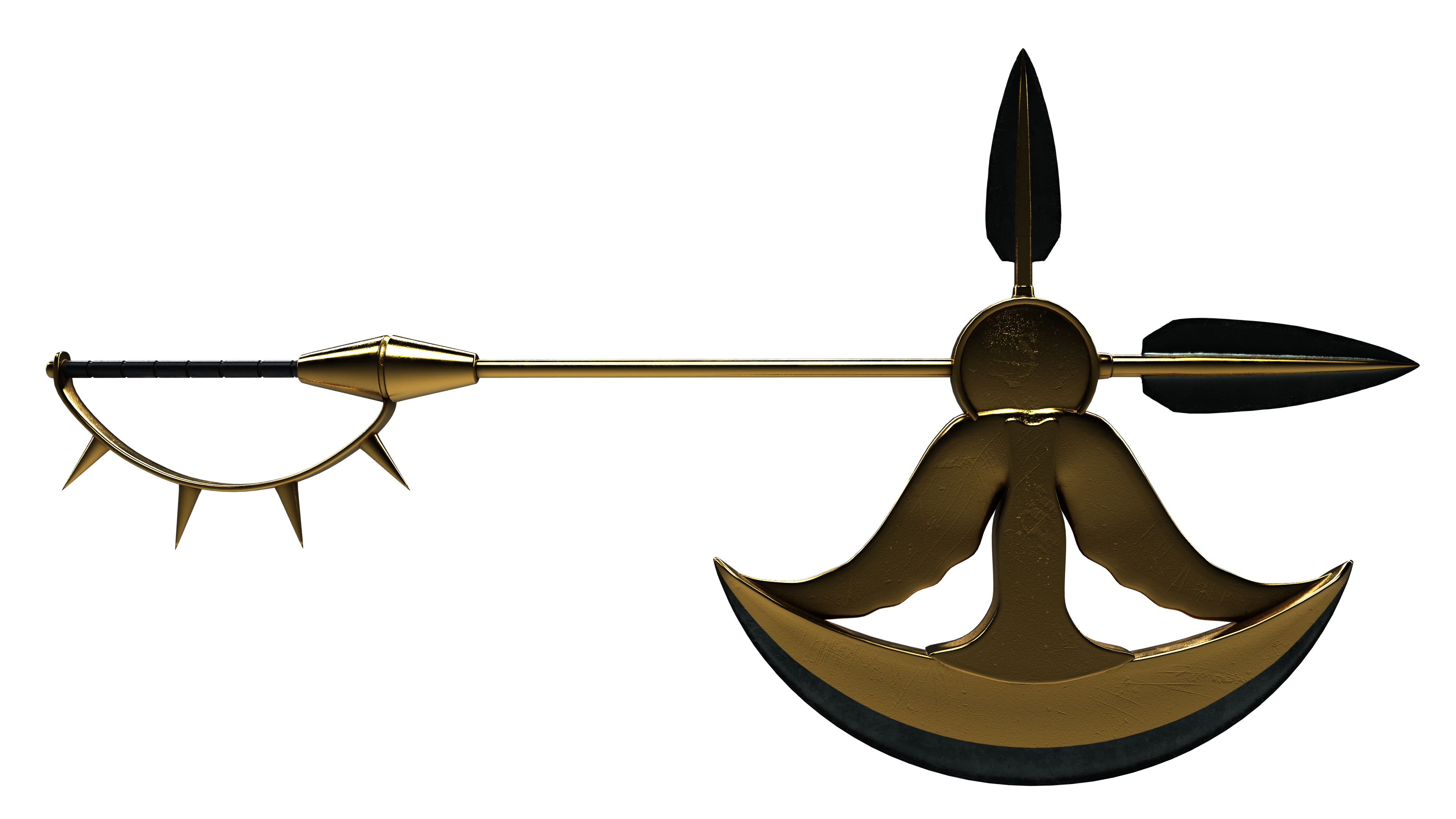 Free One Handed Ax - Sacred Treasure Rhitta 3D model - TurboSquid 1810160