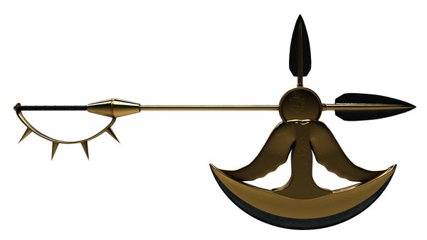 Free One Handed Ax - Sacred Treasure Rhitta 3D model - TurboSquid 1810160