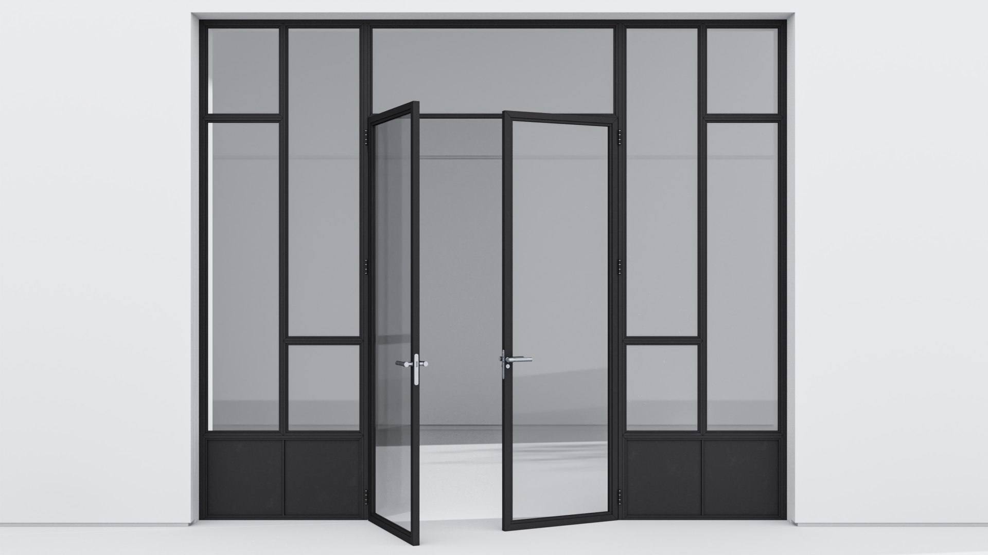 3D Aluminium Door 316 - TurboSquid 2059532