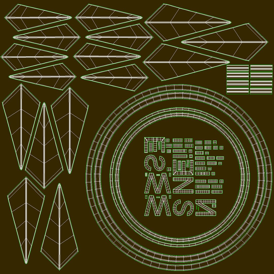 3D Compass Rose - TurboSquid 1937642