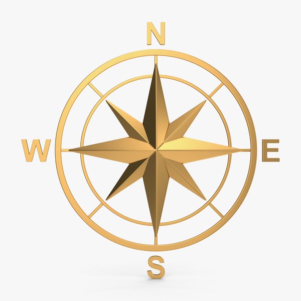 3D Compass Rose - TurboSquid 1937642