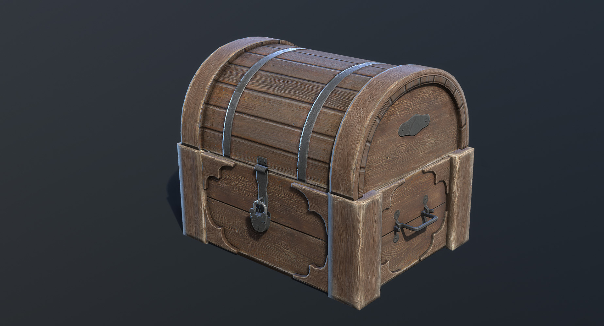 Low-poly chest box 3D model - TurboSquid 1341064