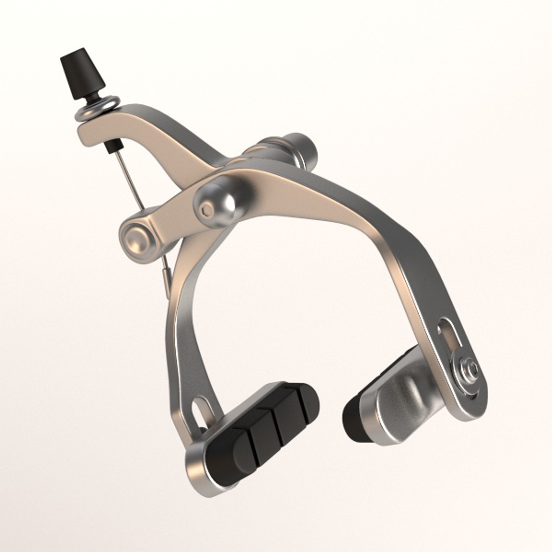 3d realistic bicycle brake model