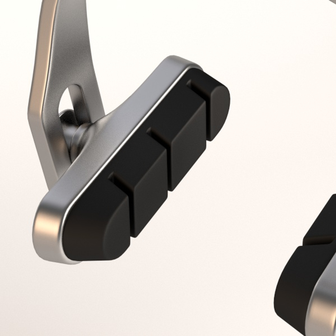 3d realistic bicycle brake model