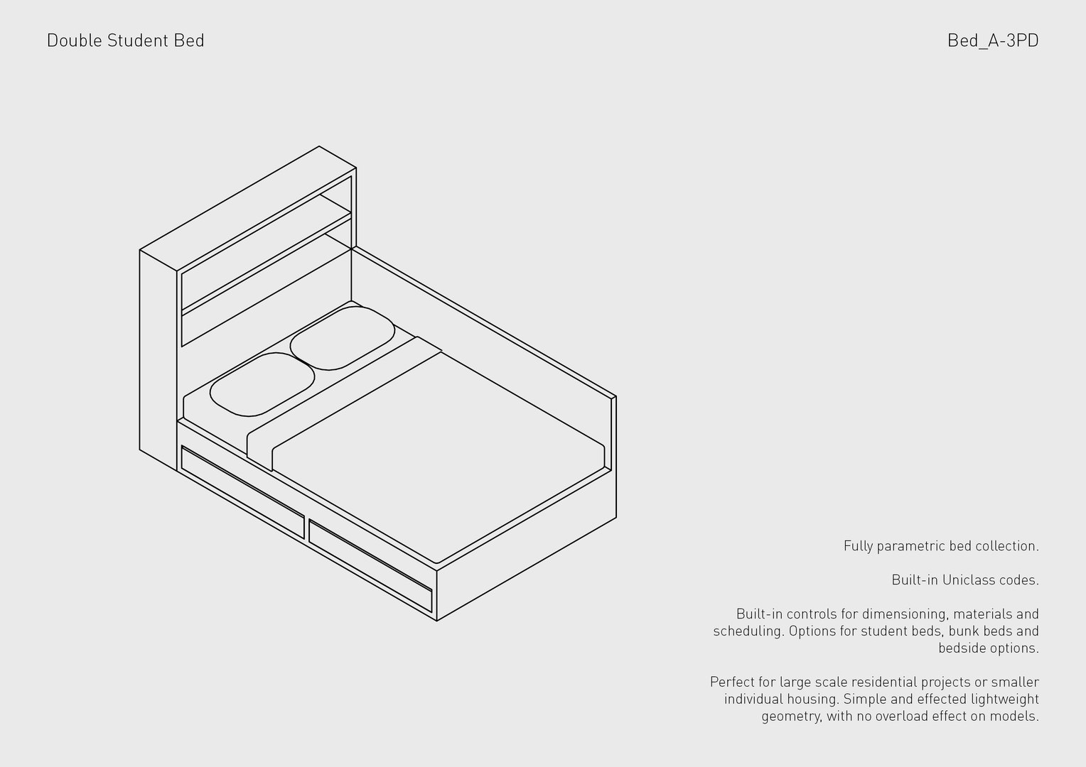 Parametric Bed 3D - TurboSquid 1594212