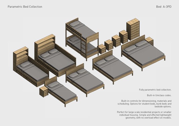Bed base 08 charcoal 3D model - TurboSquid 1469046