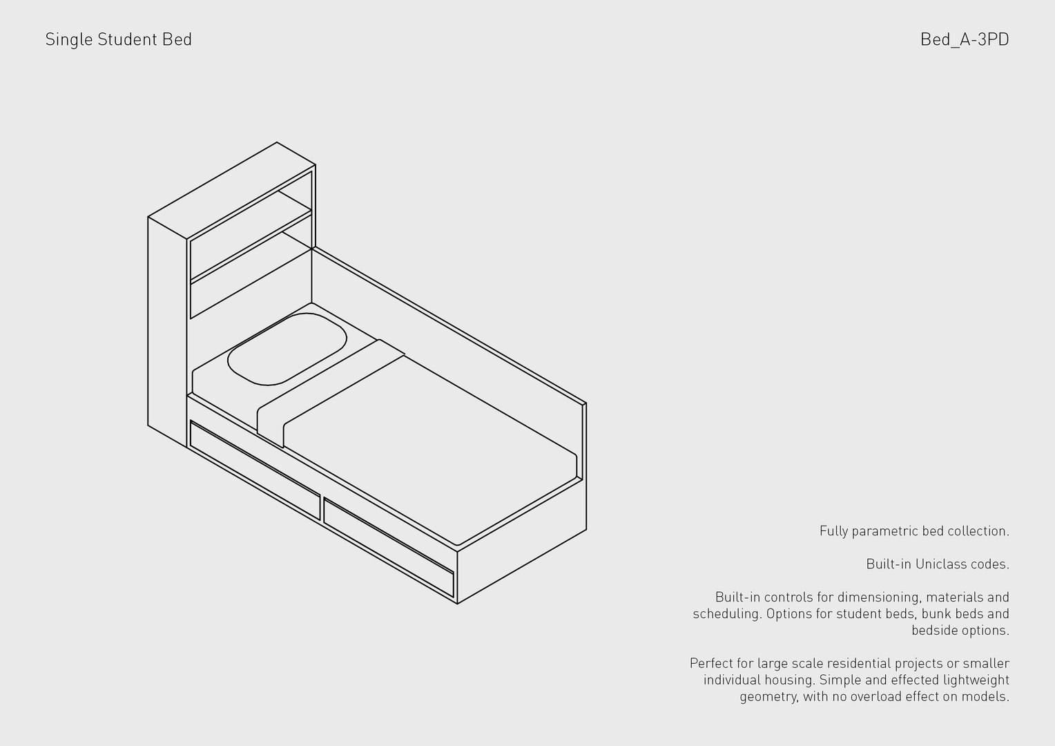 Parametric Bed 3D - TurboSquid 1594212