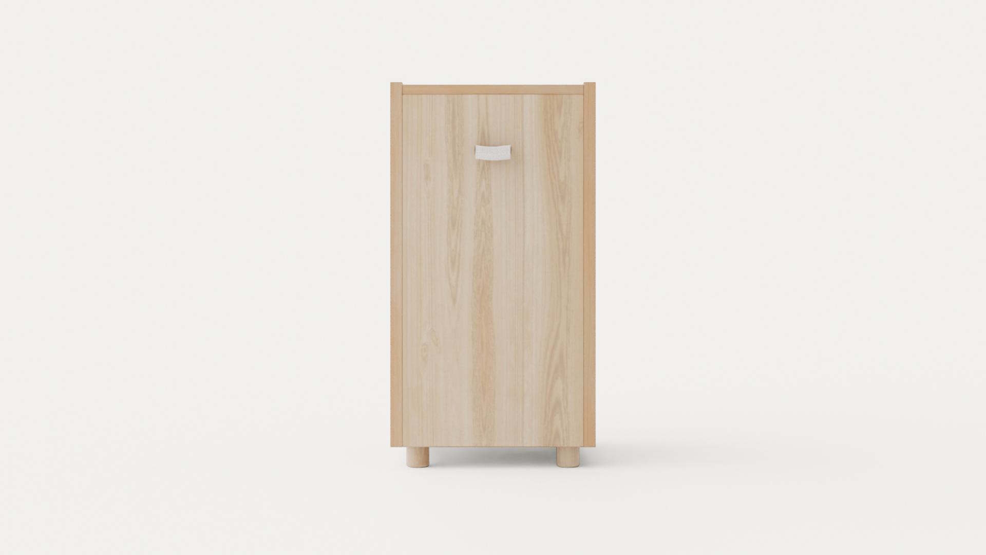 3D Loft Bedside Table Oak - TurboSquid 2250183