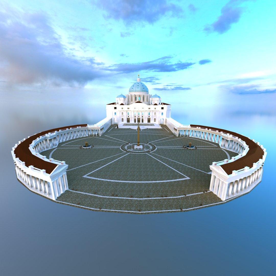 Saint Peter S Basilica 3D Model - TurboSquid 1527959