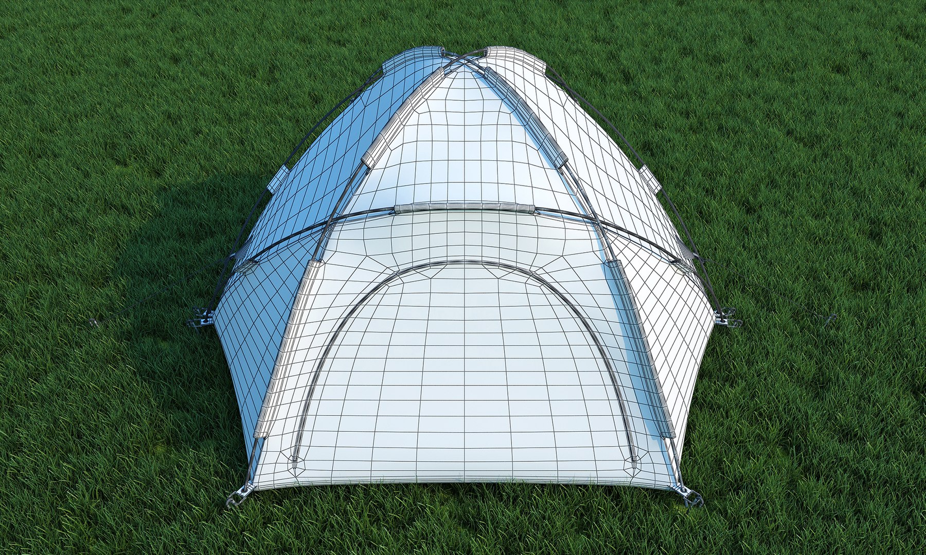 Tent Camp 3D Model - TurboSquid 1461746