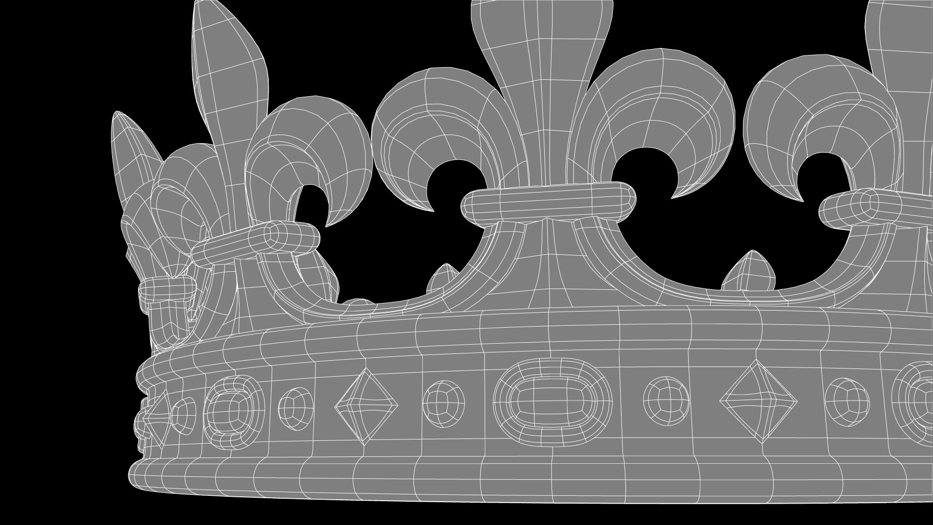 Crown X2 Fleur-de-lis Cnc 3D Model - TurboSquid 1562660