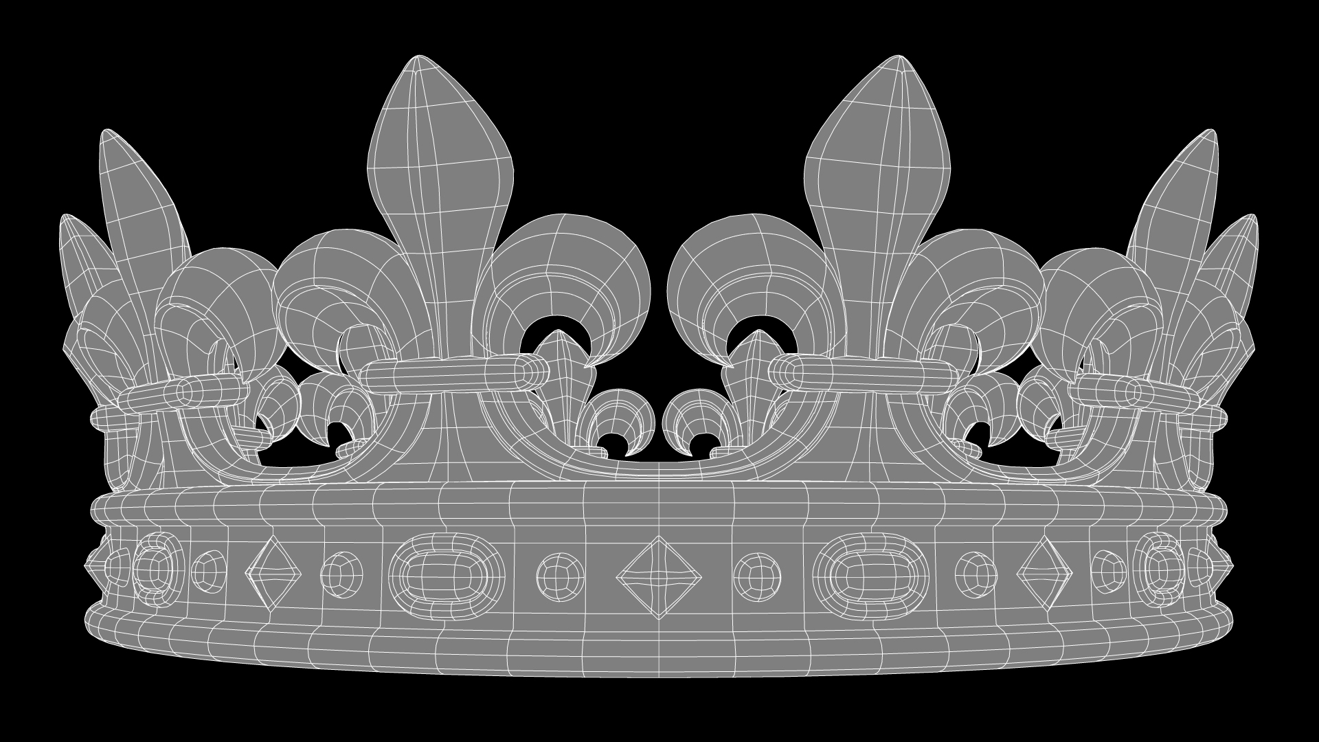 Crown X2 Fleur-de-lis Cnc 3D Model - TurboSquid 1562660