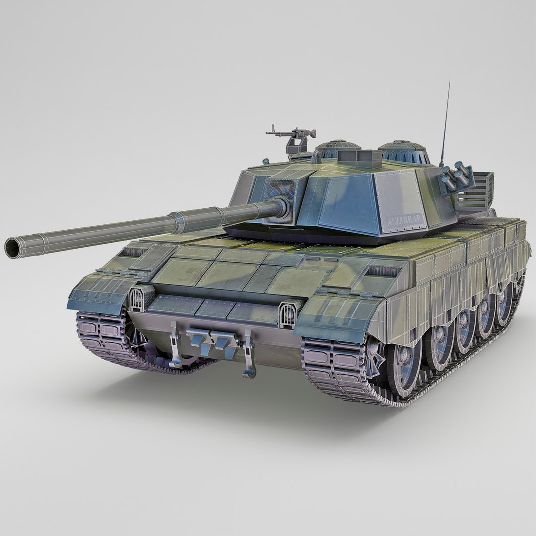 al-zarrar pakistan main battle tank c4d