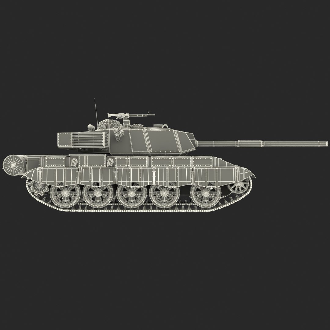 al-zarrar pakistan main battle tank c4d