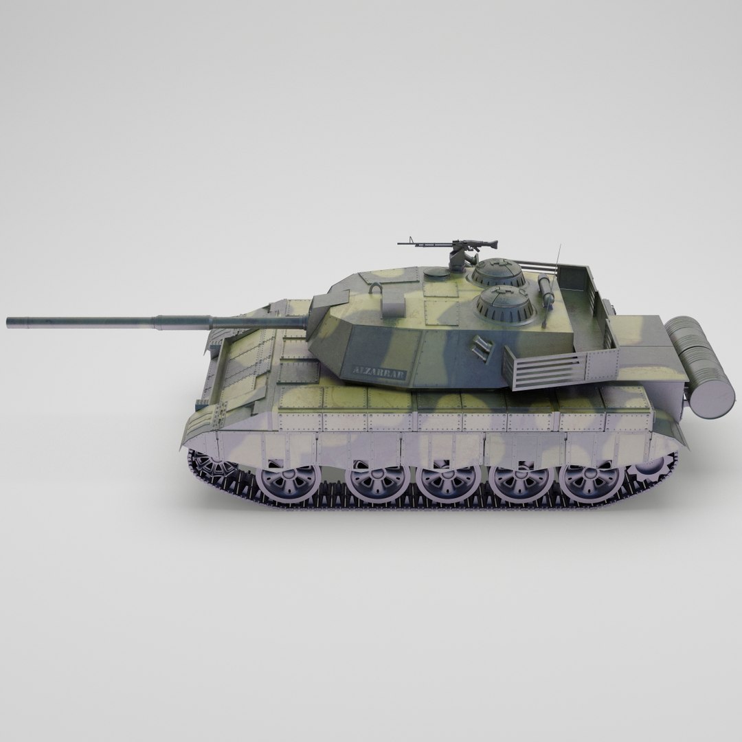 al-zarrar pakistan main battle tank c4d