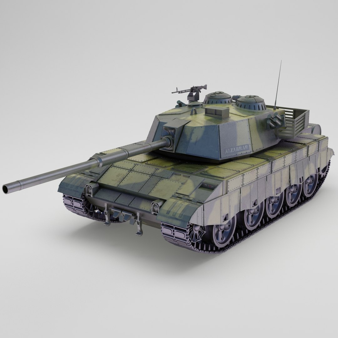 al-zarrar pakistan main battle tank c4d