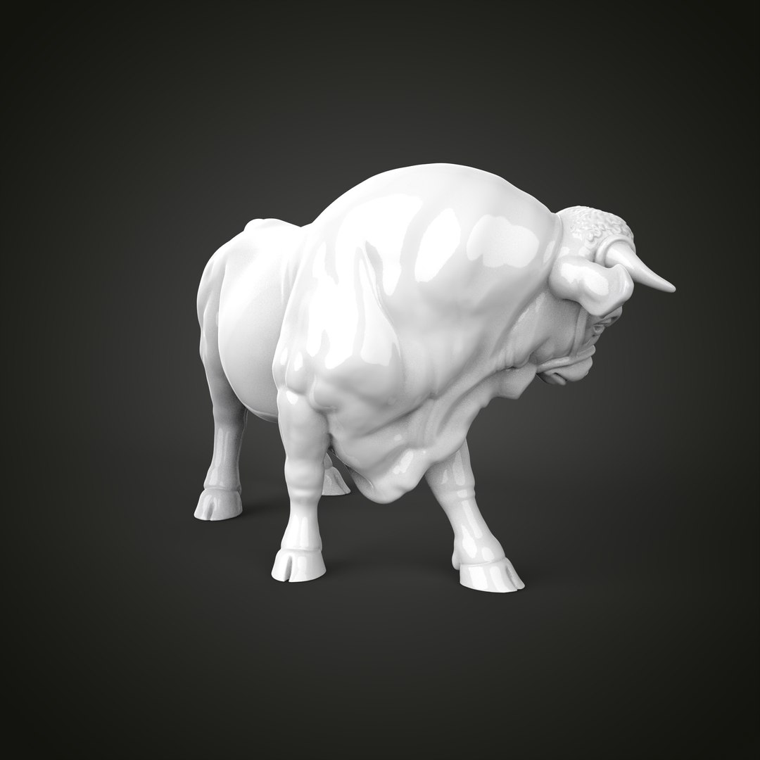 Bull 3D Model - TurboSquid 1873442